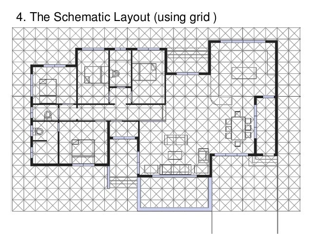 Cool House Blueprints Grid Papaer