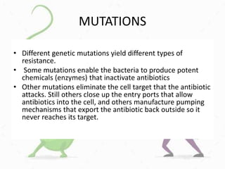 ANTIBACTERIAL RESISTANCE | PPTX