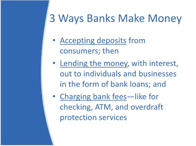 How Do Banks Make Money | PDF