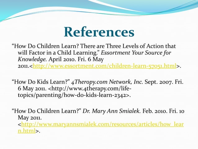 How Do Children Learn? | PPTX | Primary Education | Education