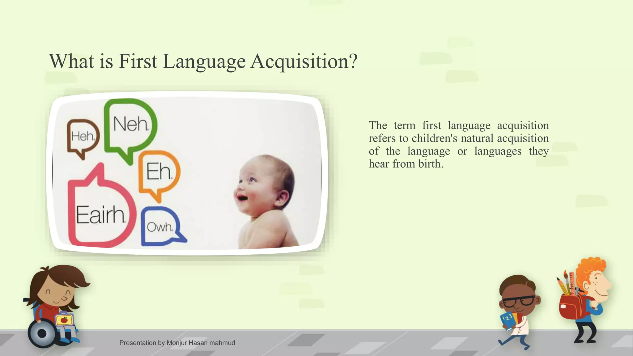 How do children learn a language | PPTX