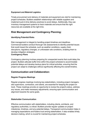 How do commercial builders handle project timelines and deadlines (1).docx