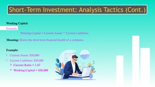 How do Company Analysis Short Term and Long Term Investment.pptx
