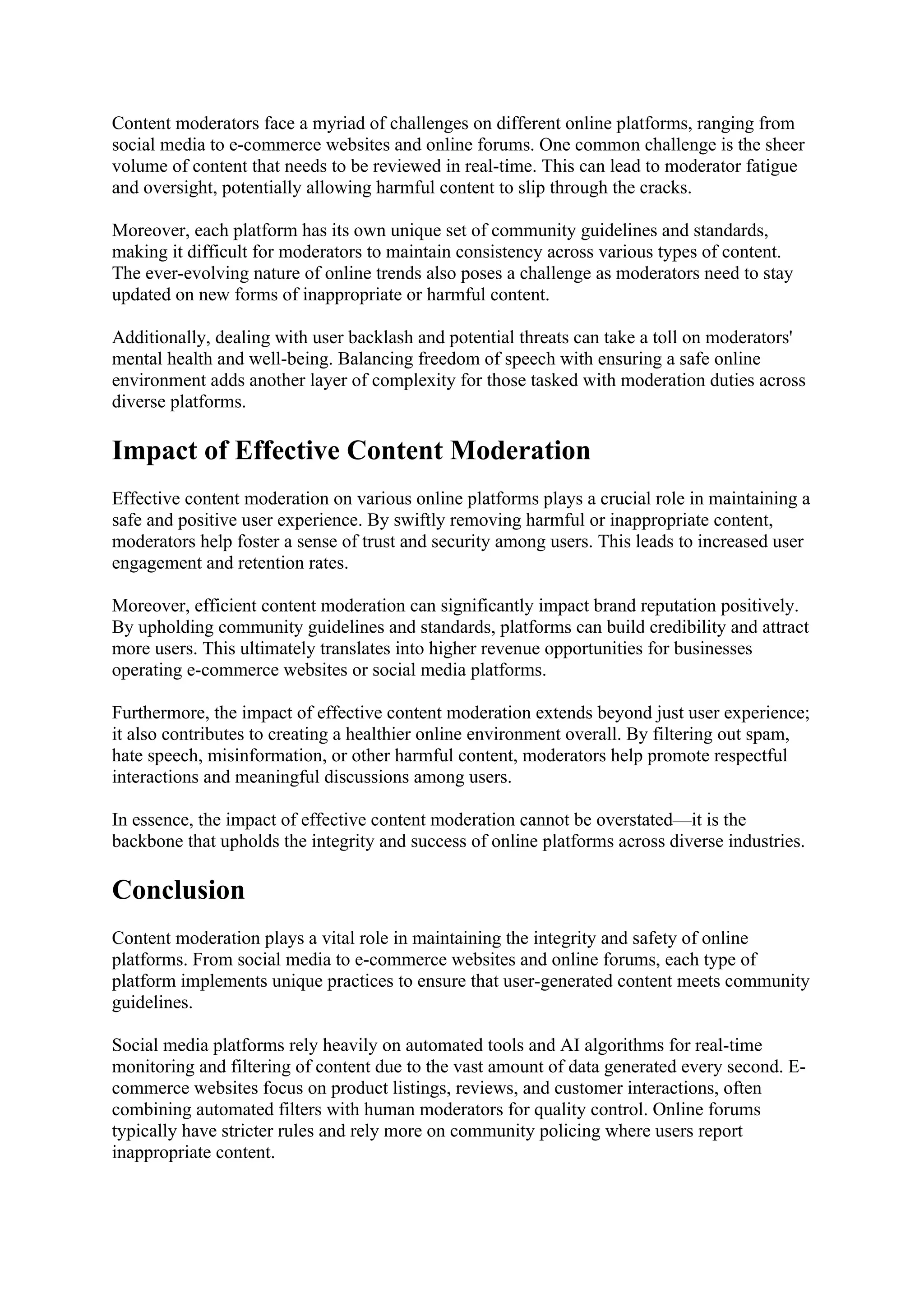 The Role of Content Moderation in Digital Marketing: Ensuring Brand ...