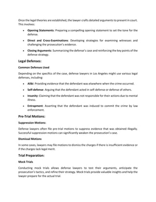 How Do Criminal Defense Lawyers in Los Angeles Build a Defense Strategy ...