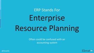 How do ERP systems work? | PPT