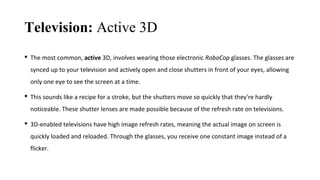 How does 3D technology work ? | PPT | Computer Animation | Computer ...