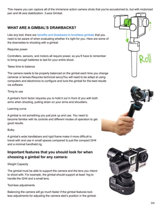 How does a 3 axis gimbal work - gopro-gimbal | PDF