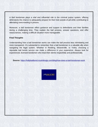 How Does A Bail Bondsman Operate? | PDF