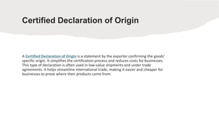 How Does a Certificate of Origin Impact International Trade.pptx