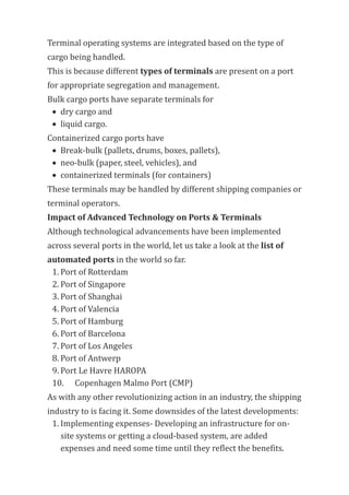 How Does Advanced Technology Impact Ports and Terminals.pdf