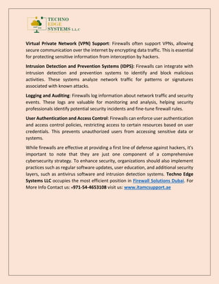 How Does a Firewall Protect Against Hackers? | PDF