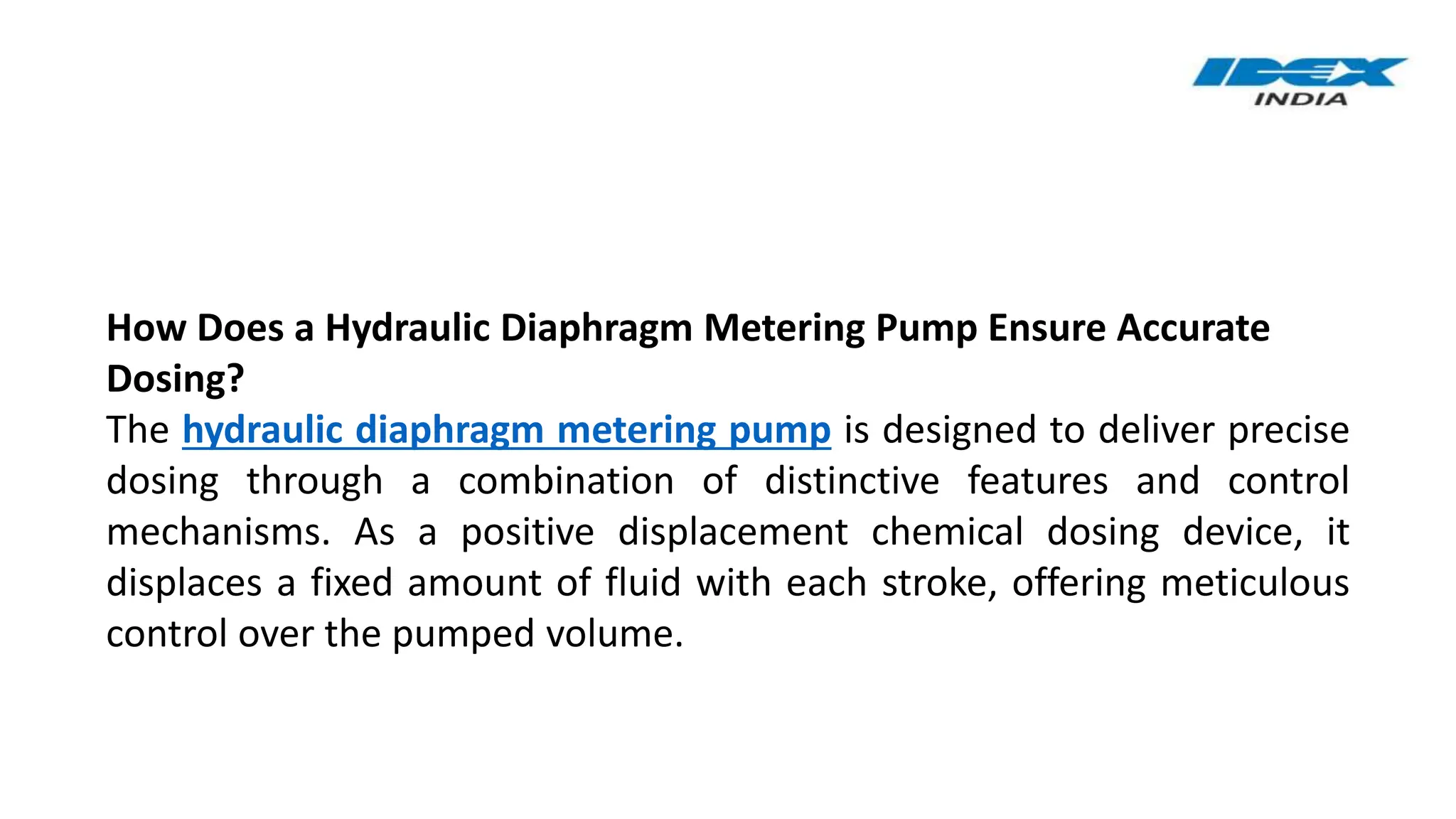 How does a hydraulic diaphragm metering pump work.pptx