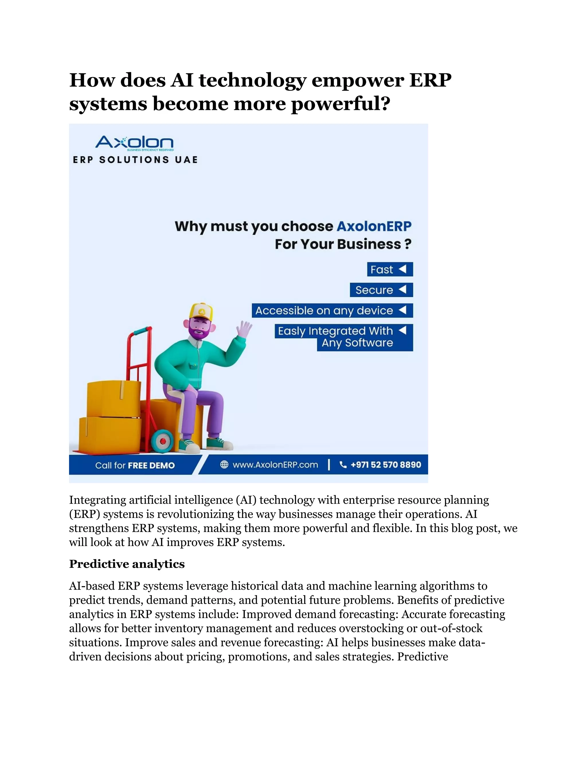 How does AI technology empower ERP systems become more powerful.pdf