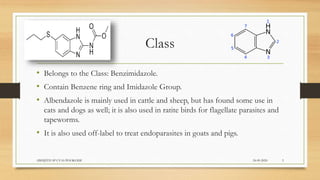 How does albendazole works | PPTX
