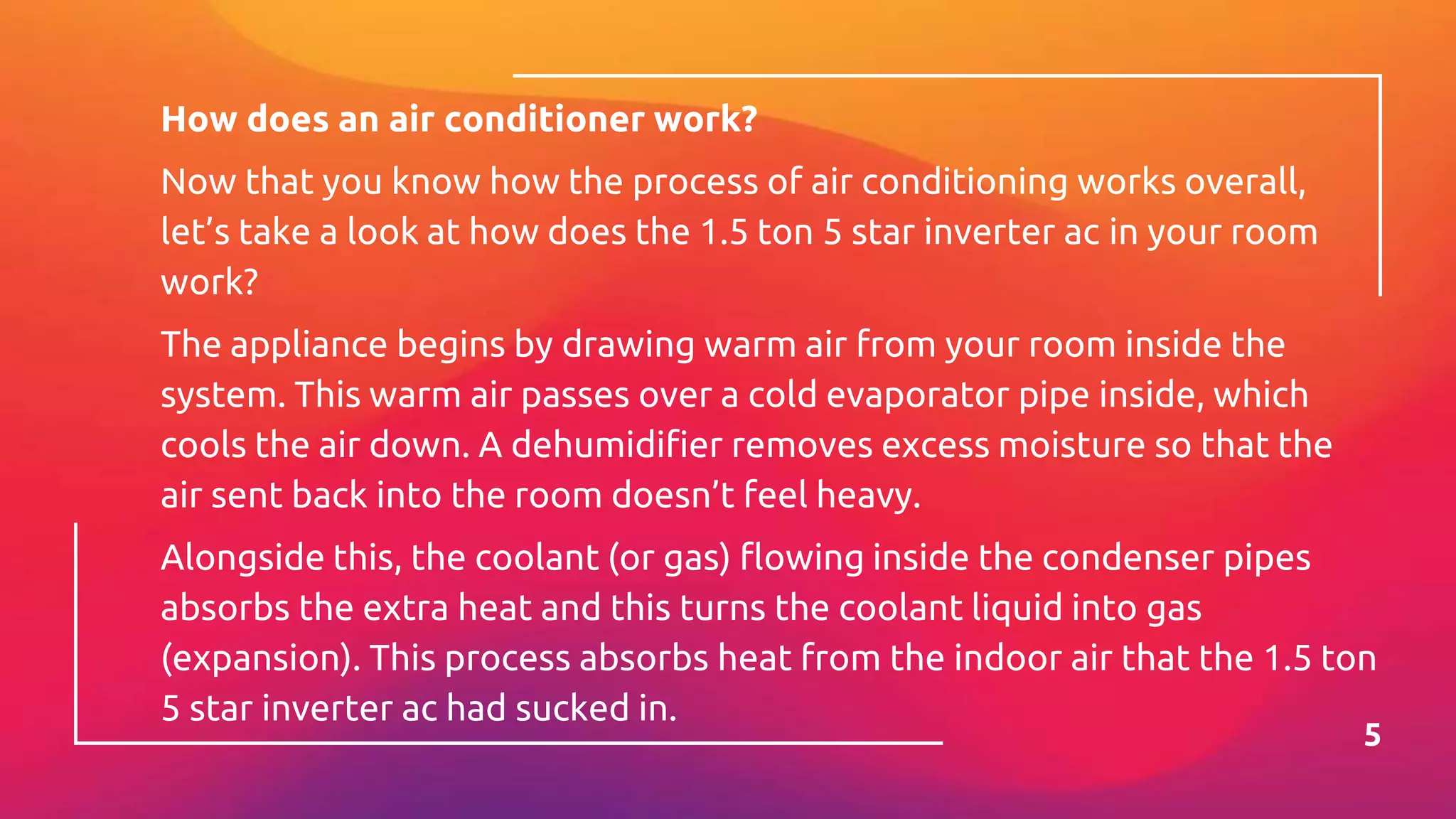 How does an air conditioning system work? | PPTX