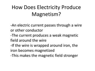 How does an electromagnet work | PPT
