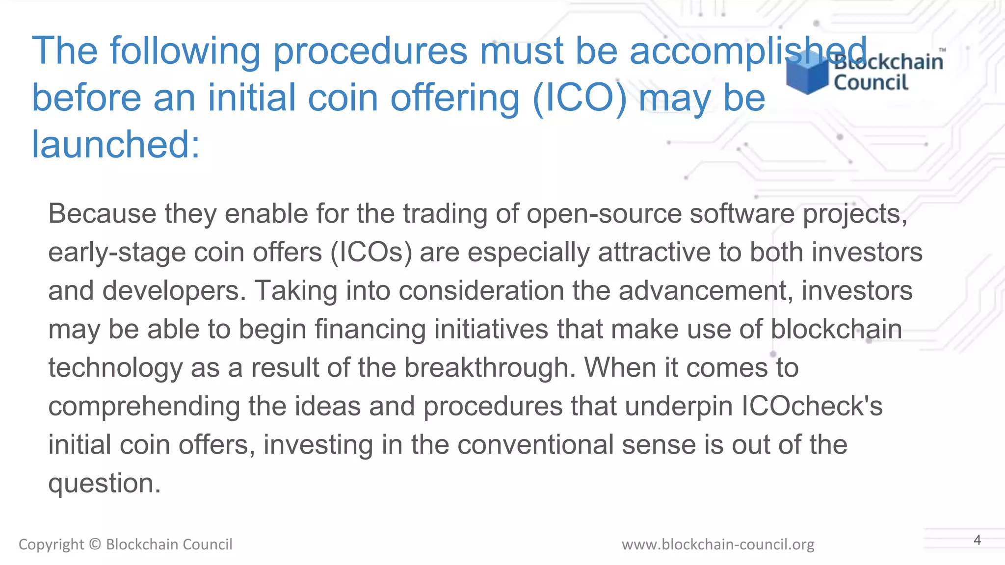 How does an ico work | PPTX