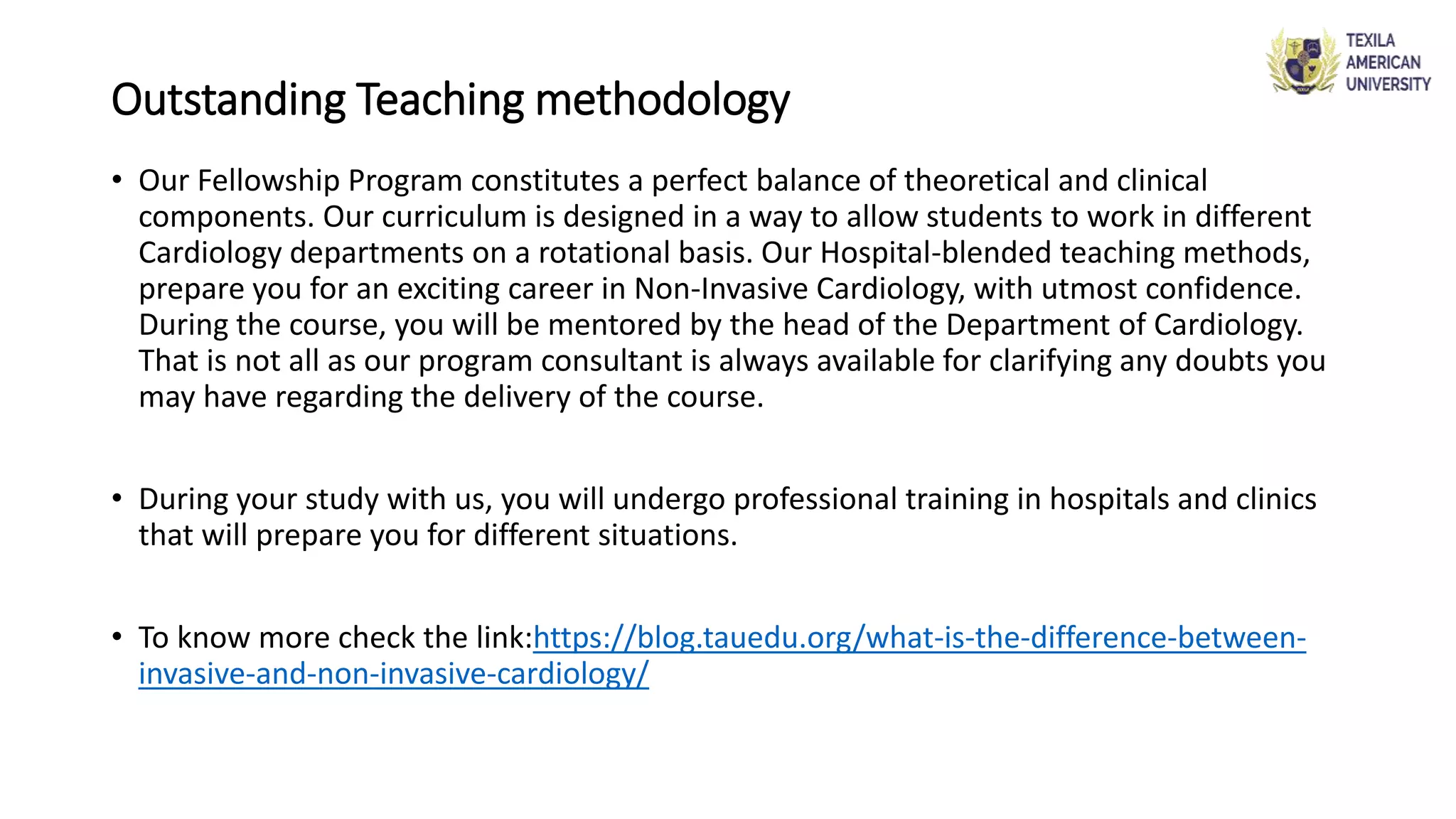 difference between invasive and non-invasive cardiology | PPTX