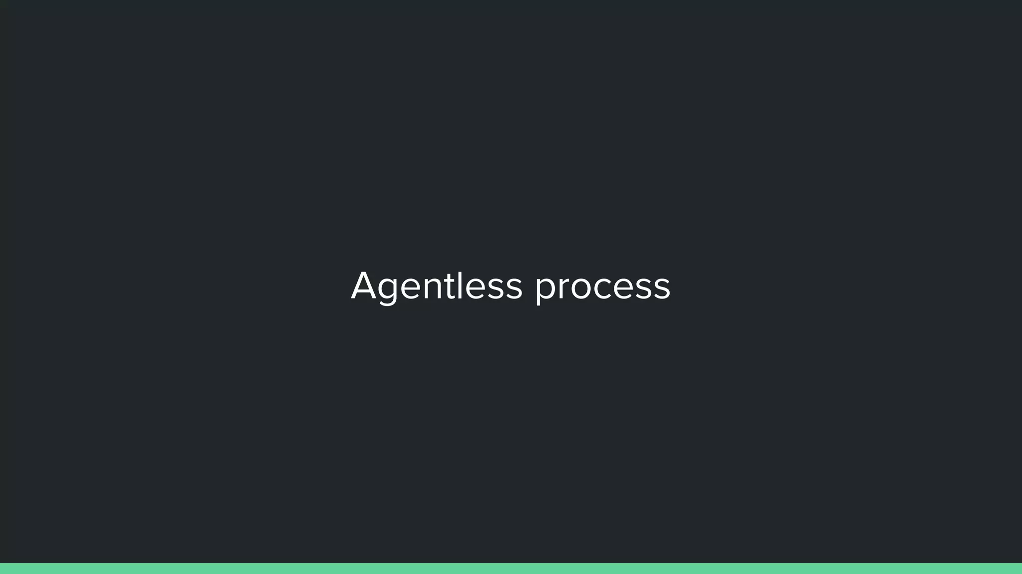 How does Ansible's agentless architecture work? | PPT
