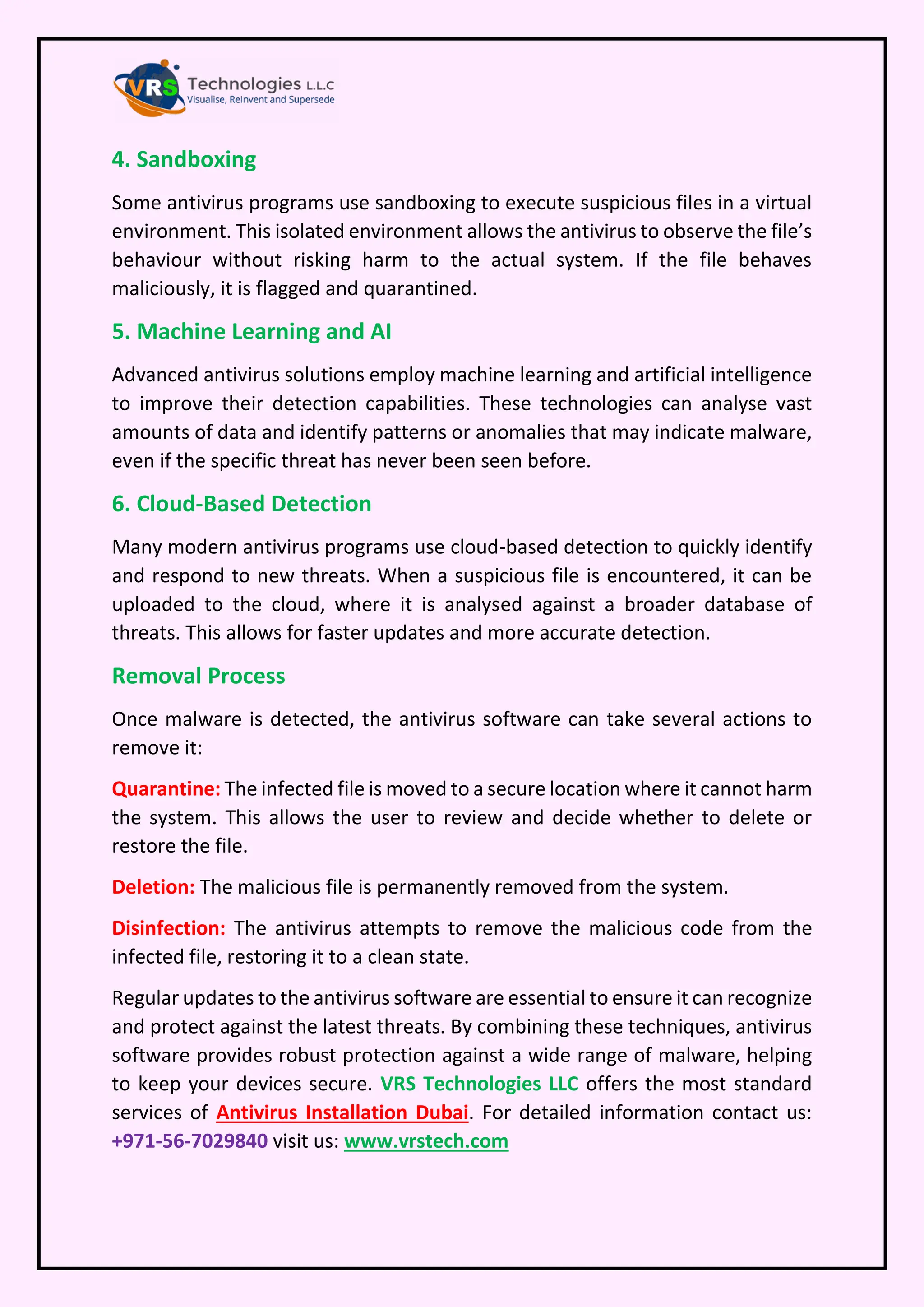 How Does Antivirus Software Detect and Remove Malware? | PDF