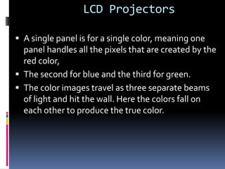 How does a projector works | PPTX