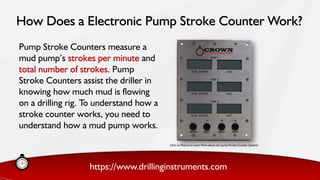 How does a pump stroke counter work | PDF