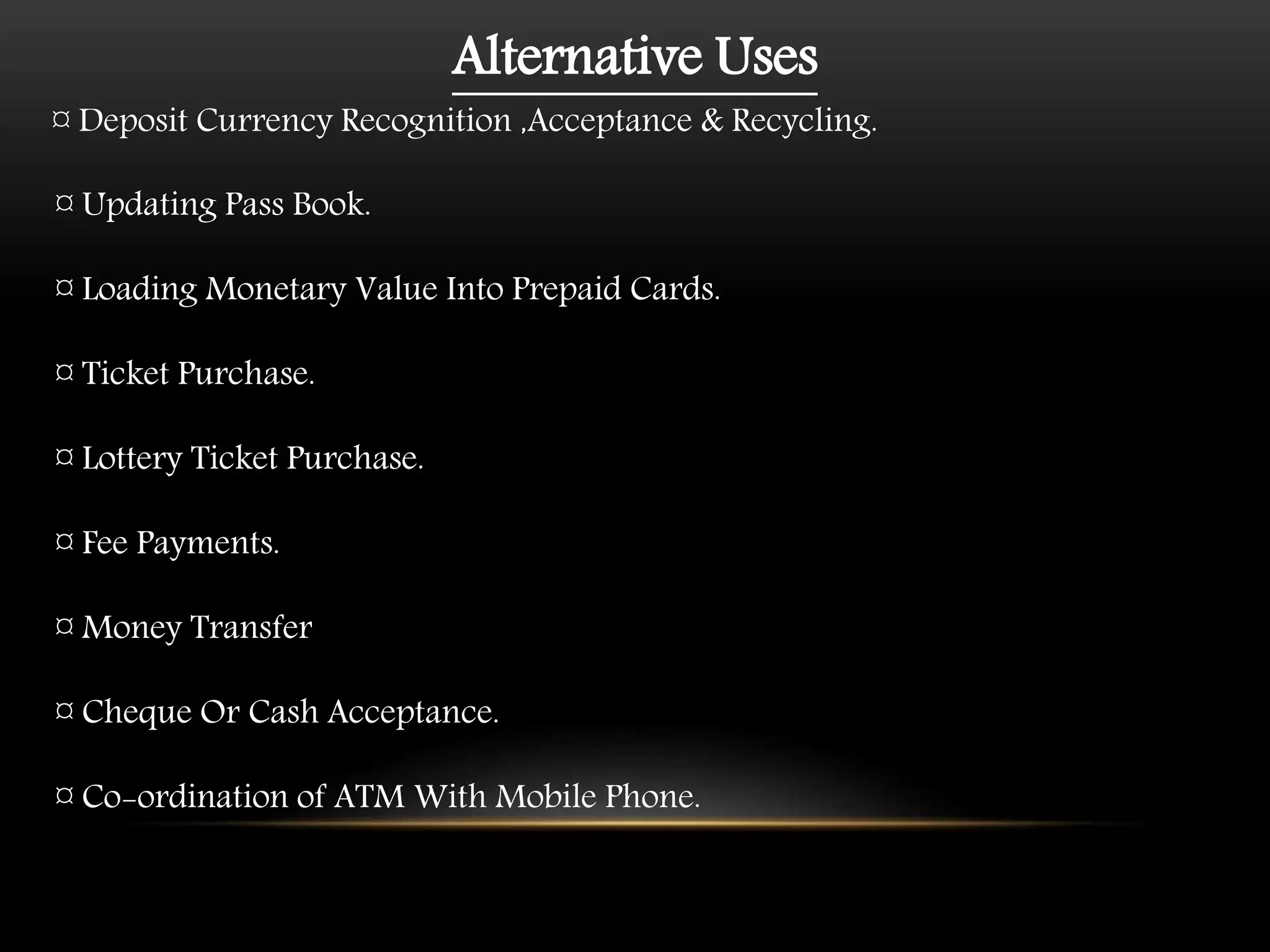 How Does Atm Works | PPTX