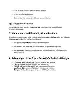 How Does a Tripod Turnstile Work Technically.pdf