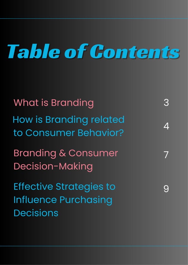 How does Branding Influences Consumer Behavior | PDF