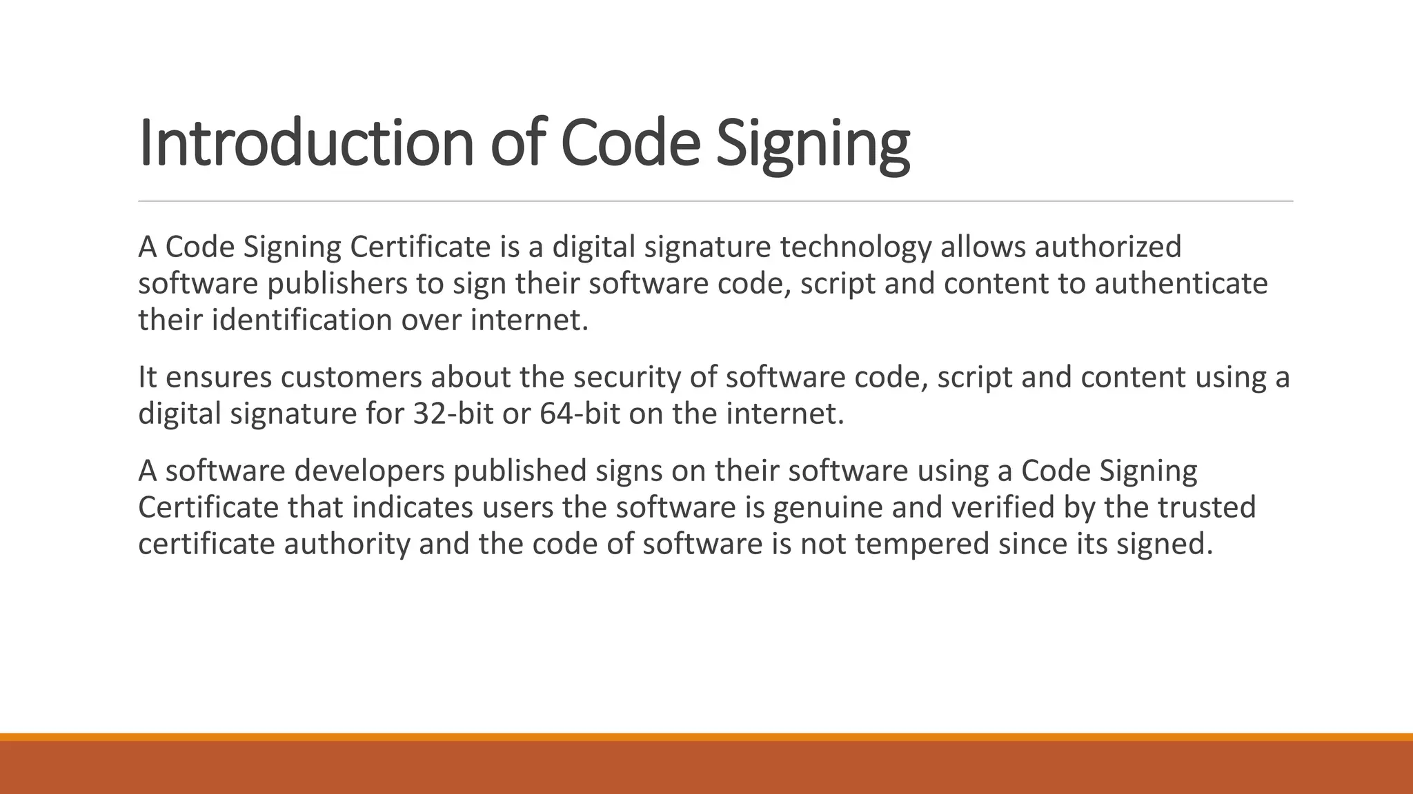How Does Code Signing Works? | PPTX