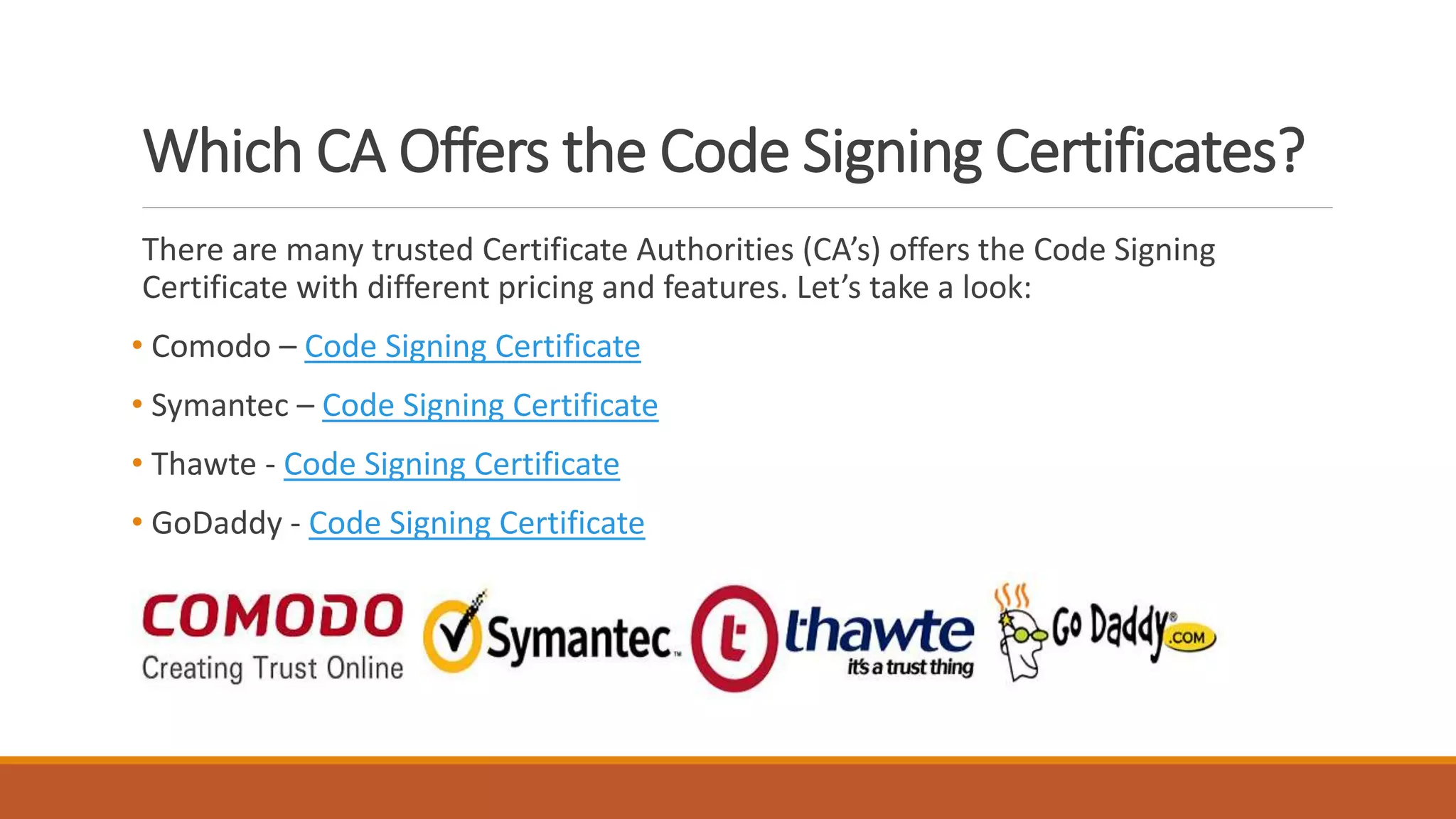 How Does Code Signing Works? | PPTX