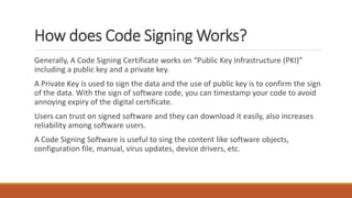 How Does Code Signing Works? | PPTX
