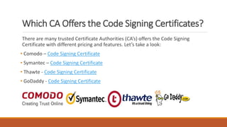 How Does Code Signing Works? | PPTX