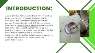 How does core drilling work in Penrith | PPT