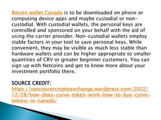 How does Curve Token work? How to Buy Curve Tokens in Canada? | PPTX