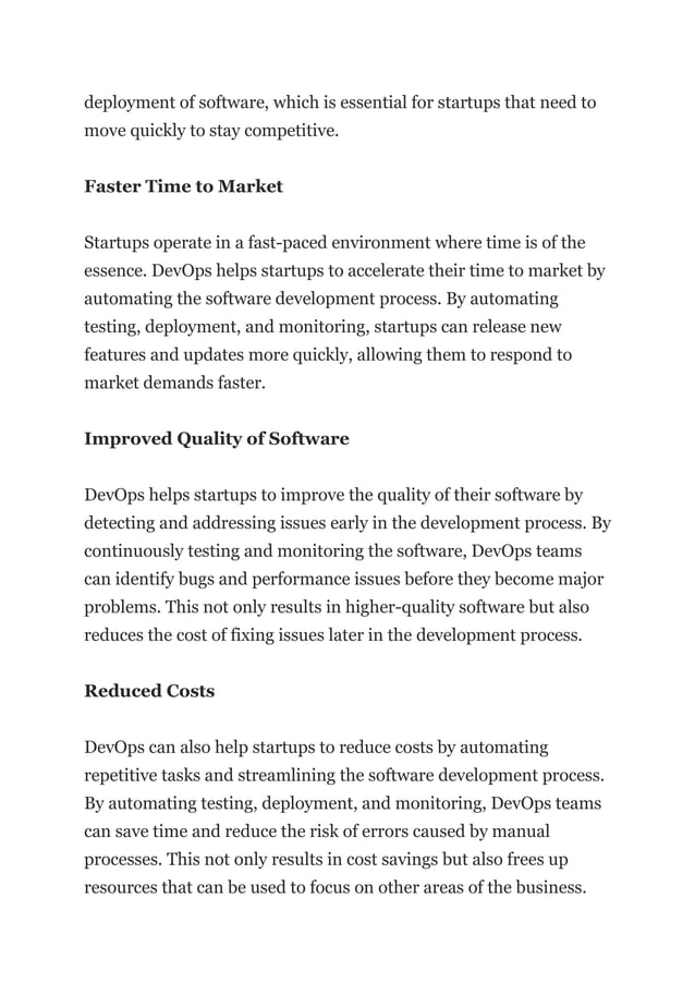 How Does DevOps Impact A Startup? | PDF How Does DevOps Impact A Startup? | PDF