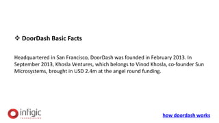 How does DoorDash works | PPT
