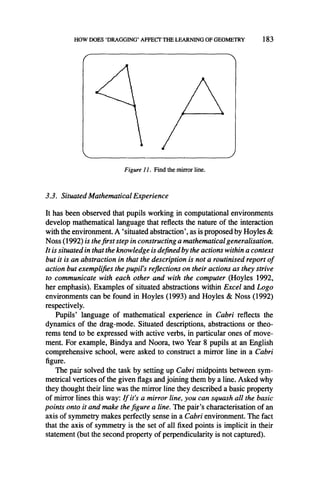 How does ‘dragging’ affect the learning of geometry | PDF