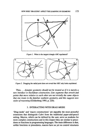 How does ‘dragging’ affect the learning of geometry | PDF