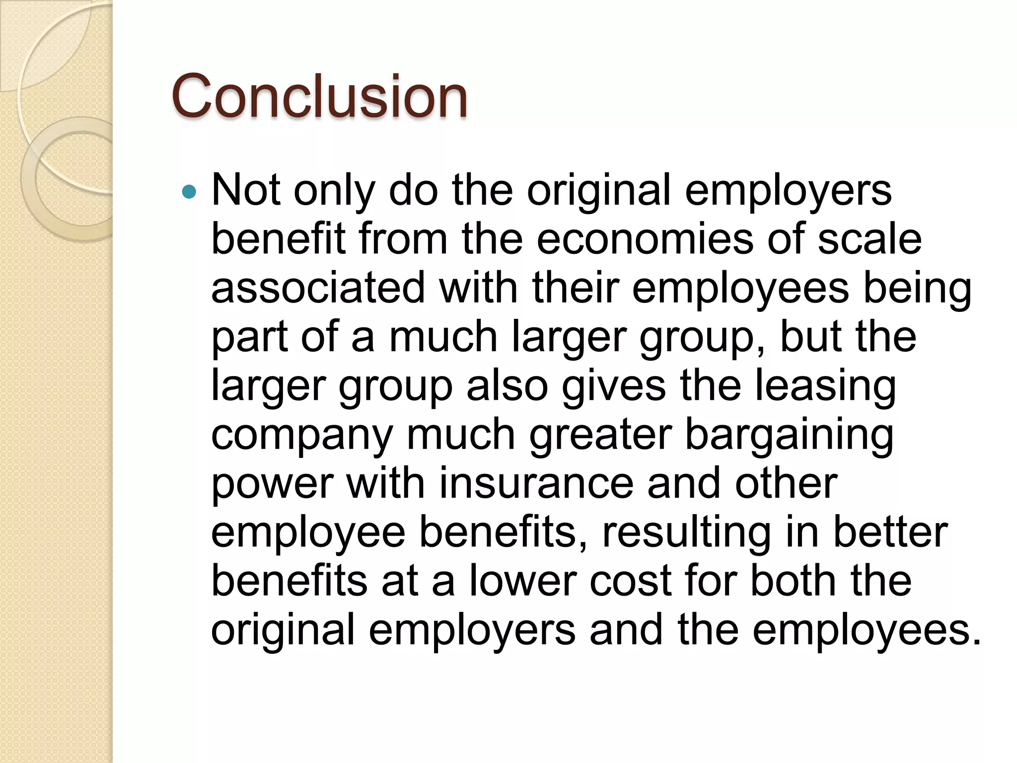 How Does Employee Leasing Work? | PPTX