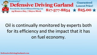 How does engine oil effect fuel economy | PPT