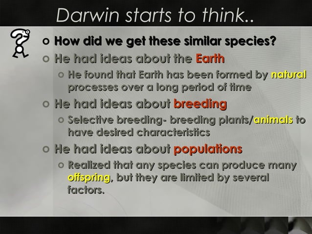 How Does Evolution Happen Ppt