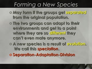 How does evolution happen | PPT