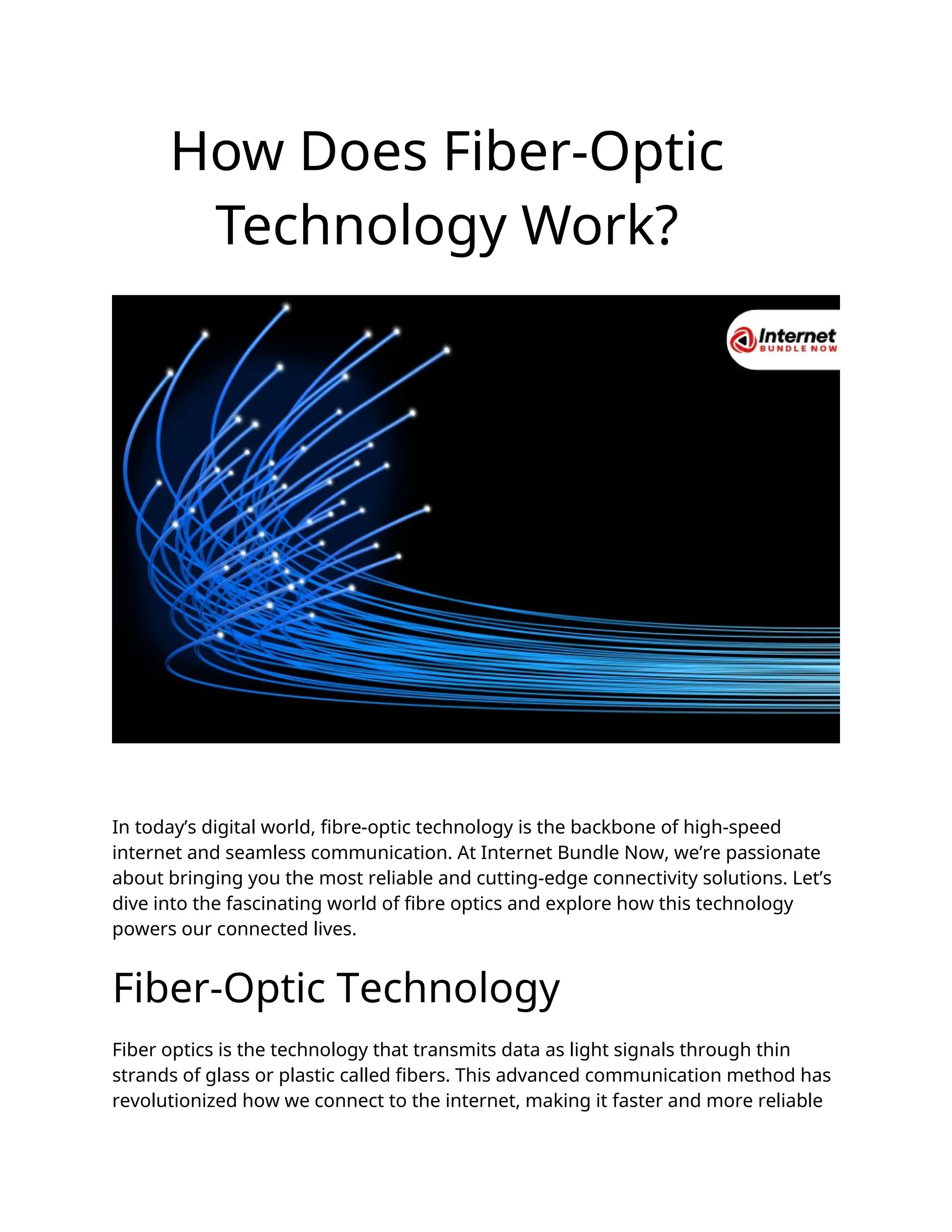 How Does Fiber-Optic Technology Work.docx
