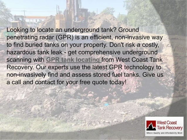 How Does Ground Penetrating Radar Find Underground Tanks.pptx