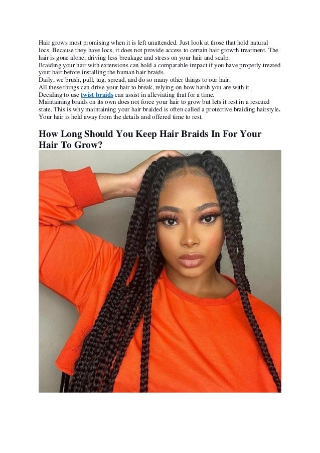 How Does Having Hair Braids Help Your Natural Hair To Growpdf