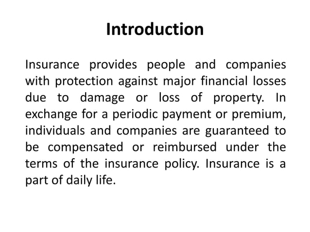 How does insurance work | PDF