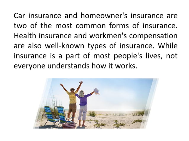 How does insurance work | PDF