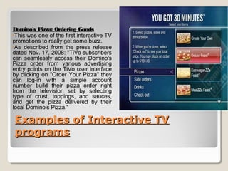 Interactive Television | PPT